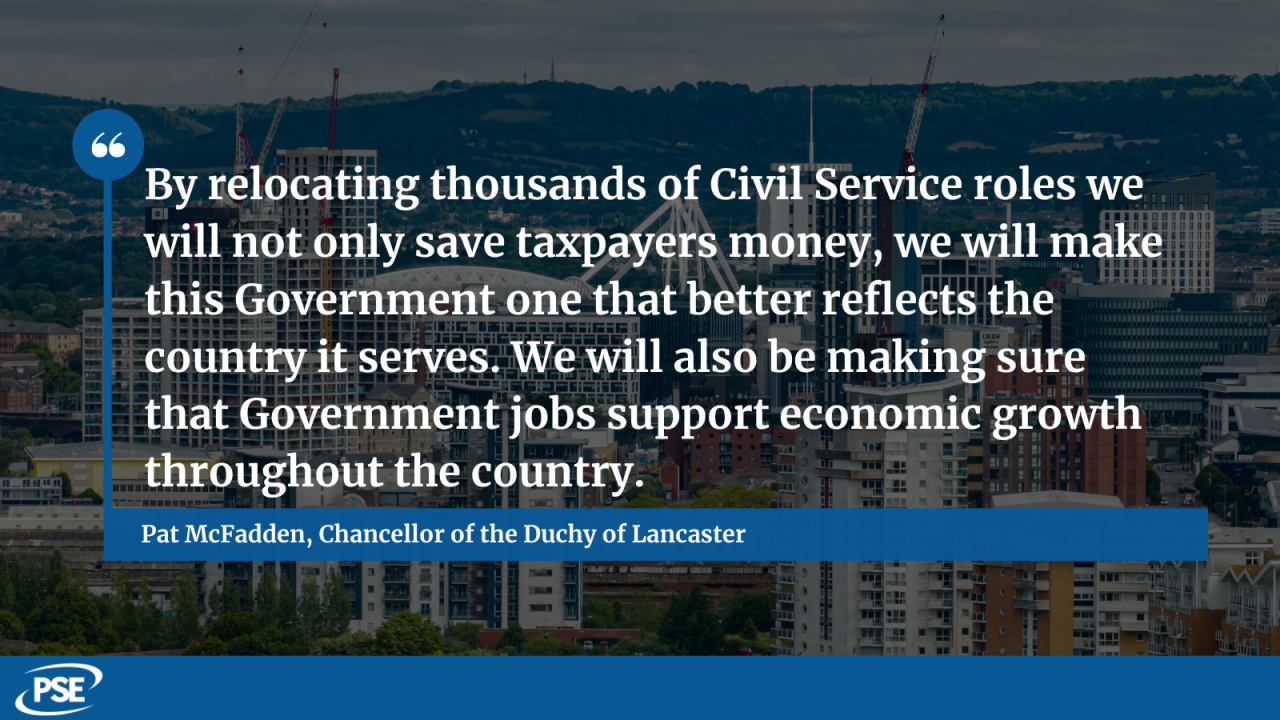 Government relocating thousands of civil service roles | Public Sector News